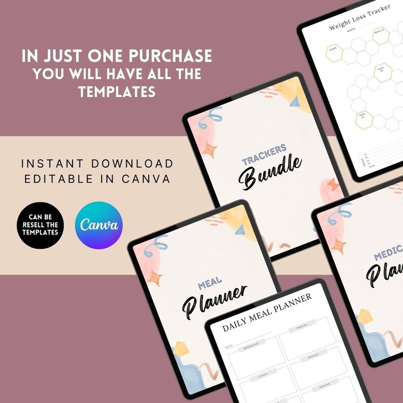 Editable and Resell Templates - Etsy