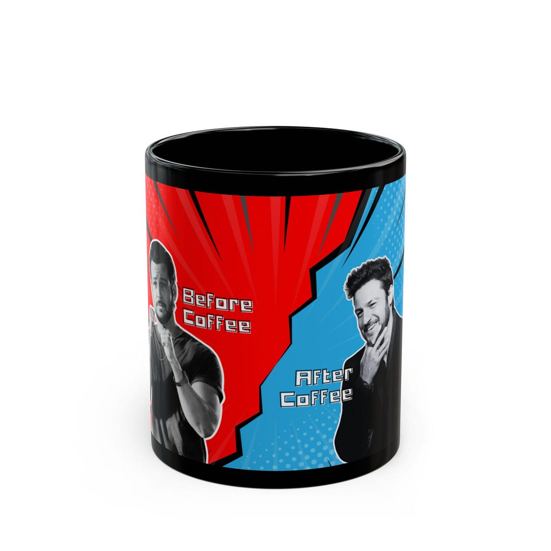 Tyler Hynes Mood Mug (11oz), Before Coffee, After Coffee, Hallmark ...