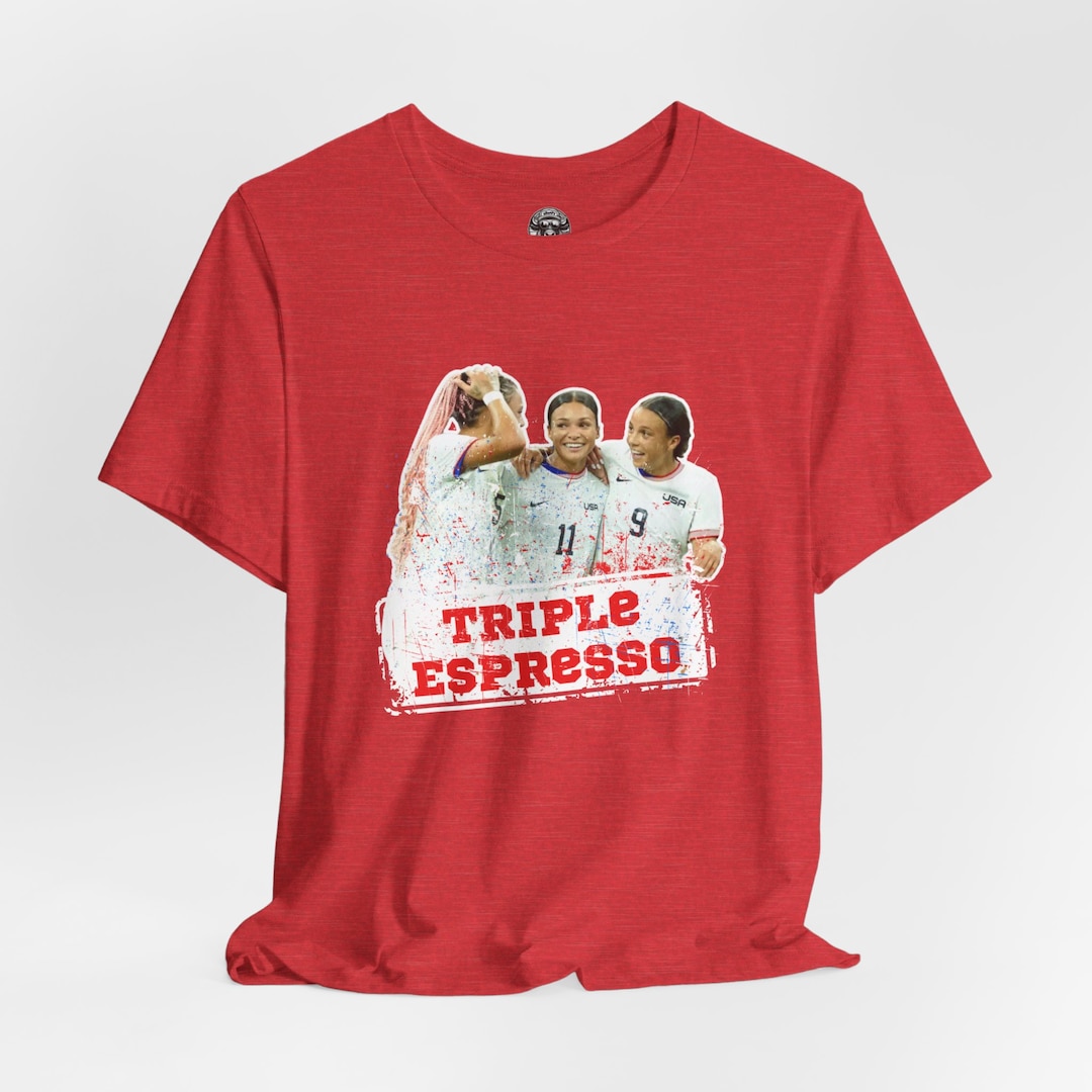 USWNT Triple Espresso Swanson Rodman Smith T-shirt - Mallory Swanson ...