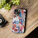 Electric Blue Collage Limited-edition Phone Case, iPhone 15 14 13 12 11 ...