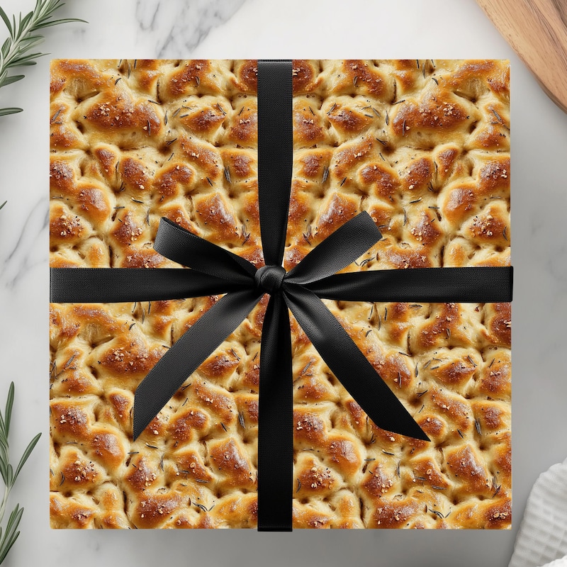 Bread Themed Wrapping Paper - Etsy