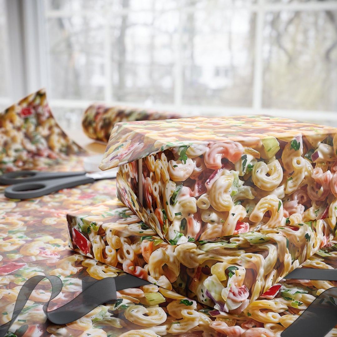 Macaroni Salad Macaroni Salad Gift Wrap Macaroni Salad Wrapping Paper ...