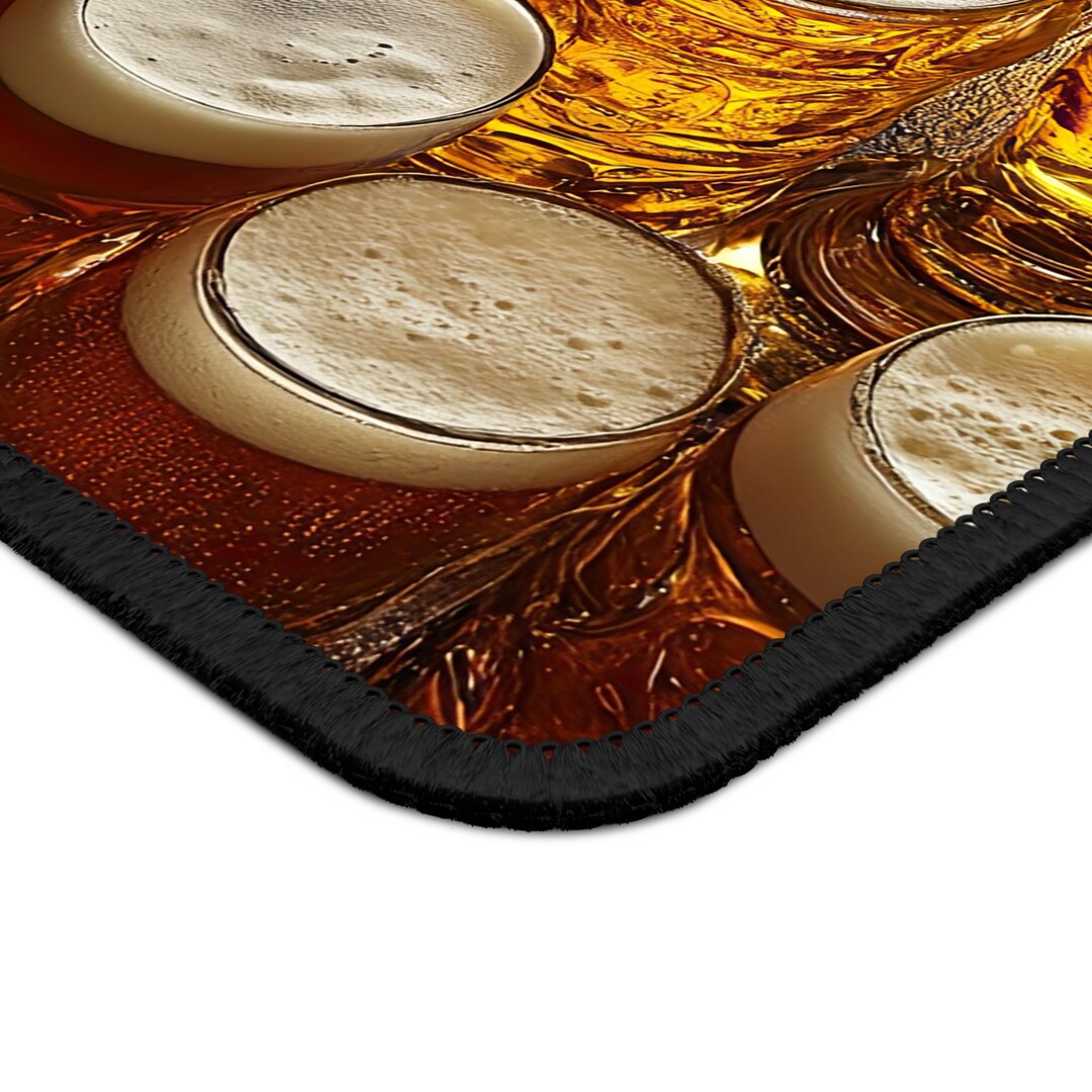 Beer Gaming Mouse Pad: Frothy Brew Design, Non-slip - Etsy