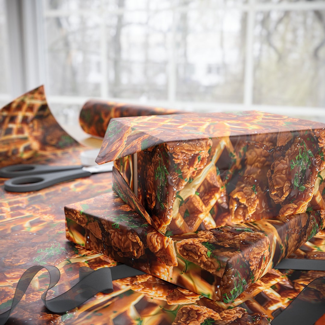 Chicken and Waffles Chicken and Waffles Gift Wrap Chicken and Waffles ...