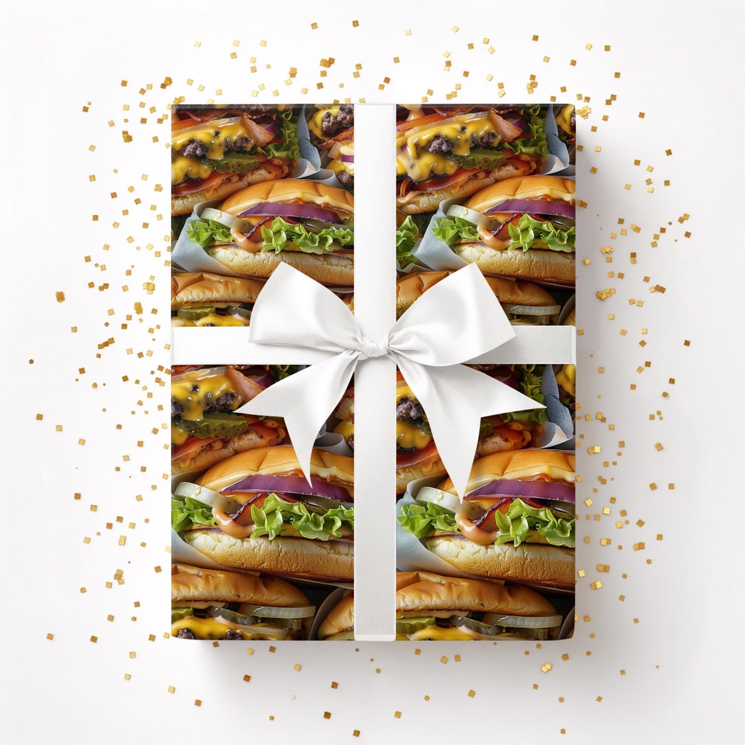 Smashburger Gift Wrap - Smashburger Wrapping Paper, Fast Food, Junk ...