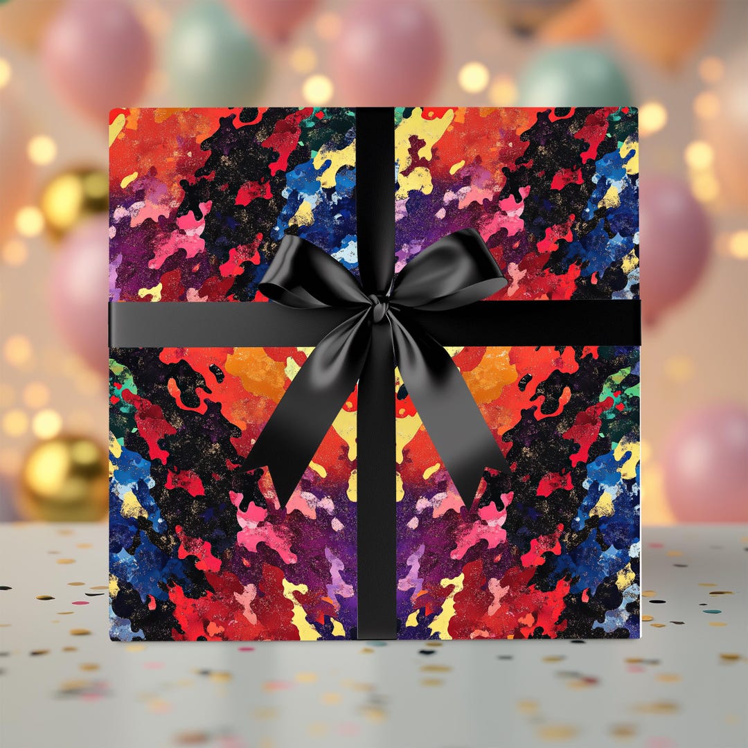 Camouflage, Military Print, Camo, Rainbow, Multi Colored Design ...
