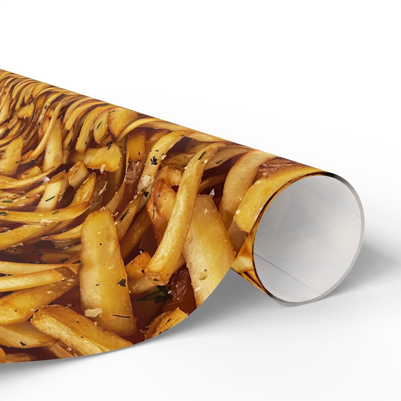 French Fries Fries Frites French Fry Gift Wrap French Fry Wrapping ...