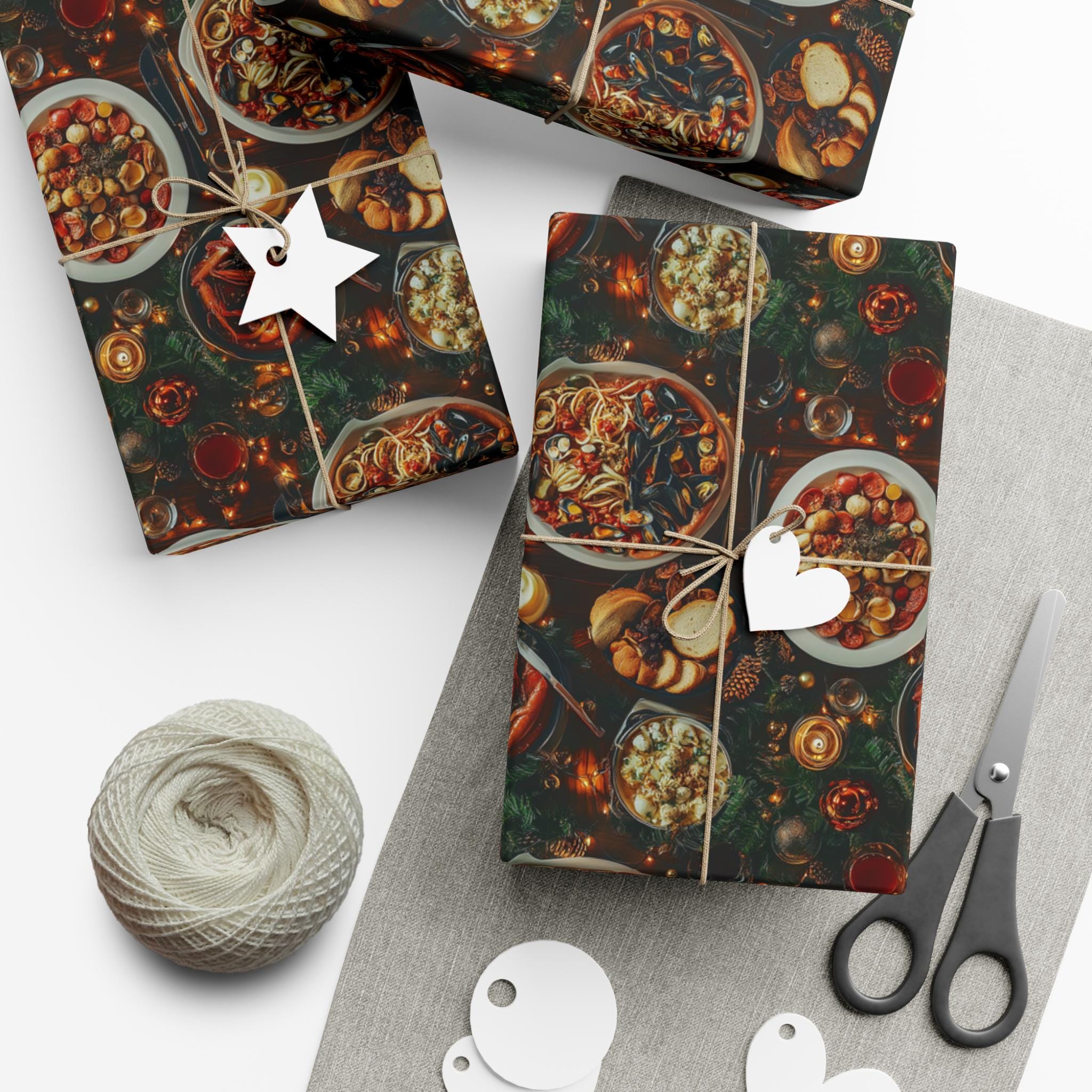 Feast of the Seven Fishes Gift Wrap Novelty Gift Wrap Feast of the ...