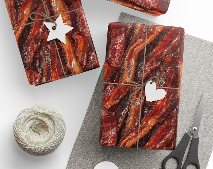 Bacon Scented Gift Wrapping Paper - Etsy