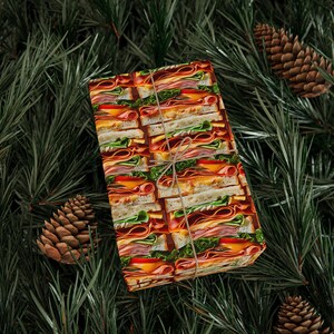 Double Decker Sandwich Double Decker Sandwich Gift Wrap Sandwich ...
