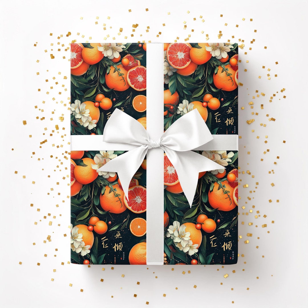 Lunar New Year Fruit ! Lunar New Year Gift Wrap | Chinese New Year ...