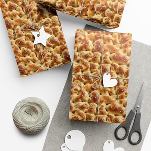 Focaccia Bread, Focaccia Gift Wrap, Pizza Bianca, Italian Flatbread ...