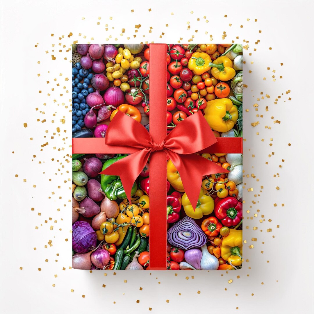 Vegetables, Vegetable Gift Wrap, Garden Vegetables, Veggies, Produce ...