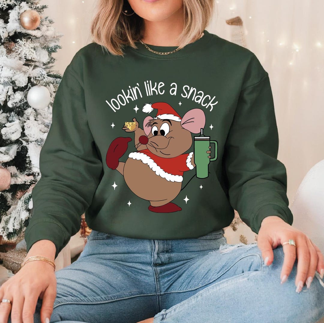 Lookin' Like A Snack Gus Christmas Sweatshirt, Funny Gus-gus Christmas ...
