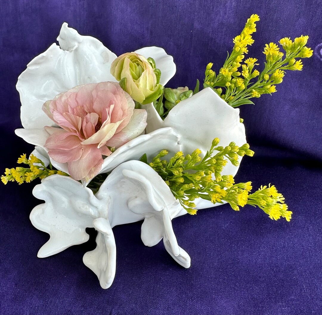 Three Unique Porcelain Stacked Vases - Etsy