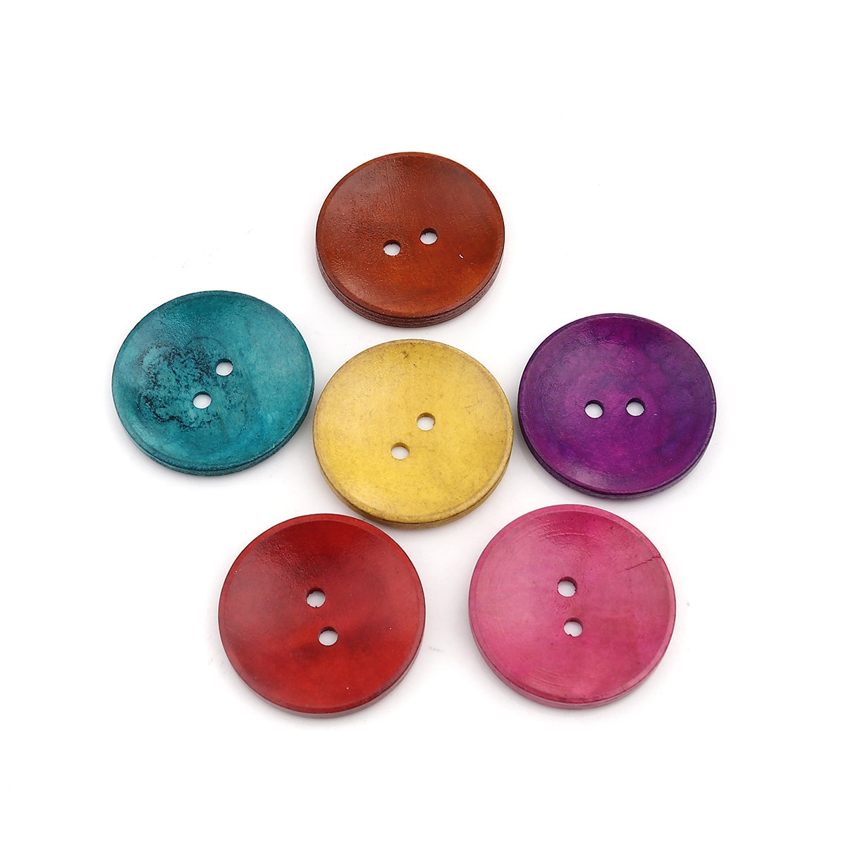 Big Extra Large Colorful Buttons Decorative Wood Buttons - Etsy