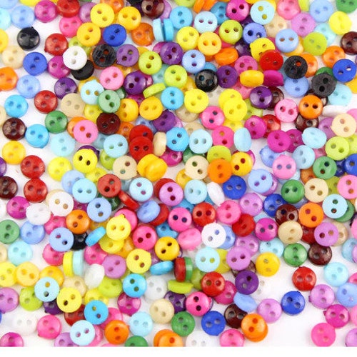 Mini Buttons Small Doll Buttons Tiny Buttons for Knitting | Etsy