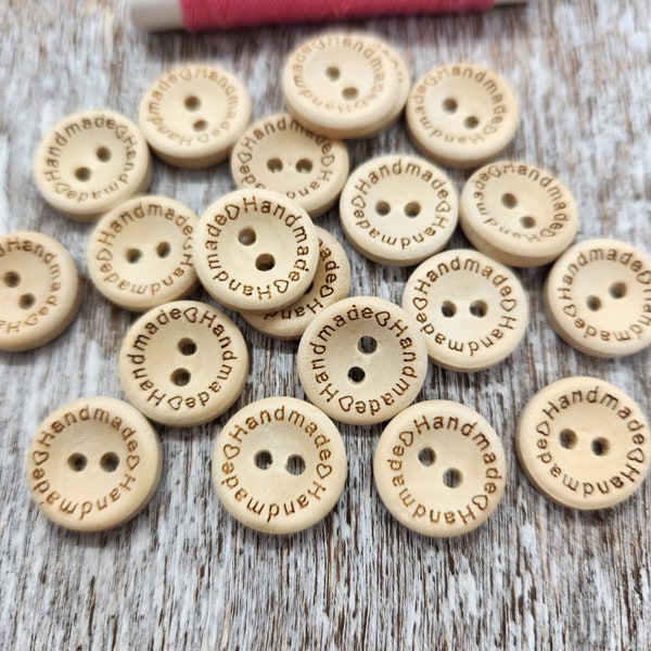 Handmade Wooden Buttons - Etsy