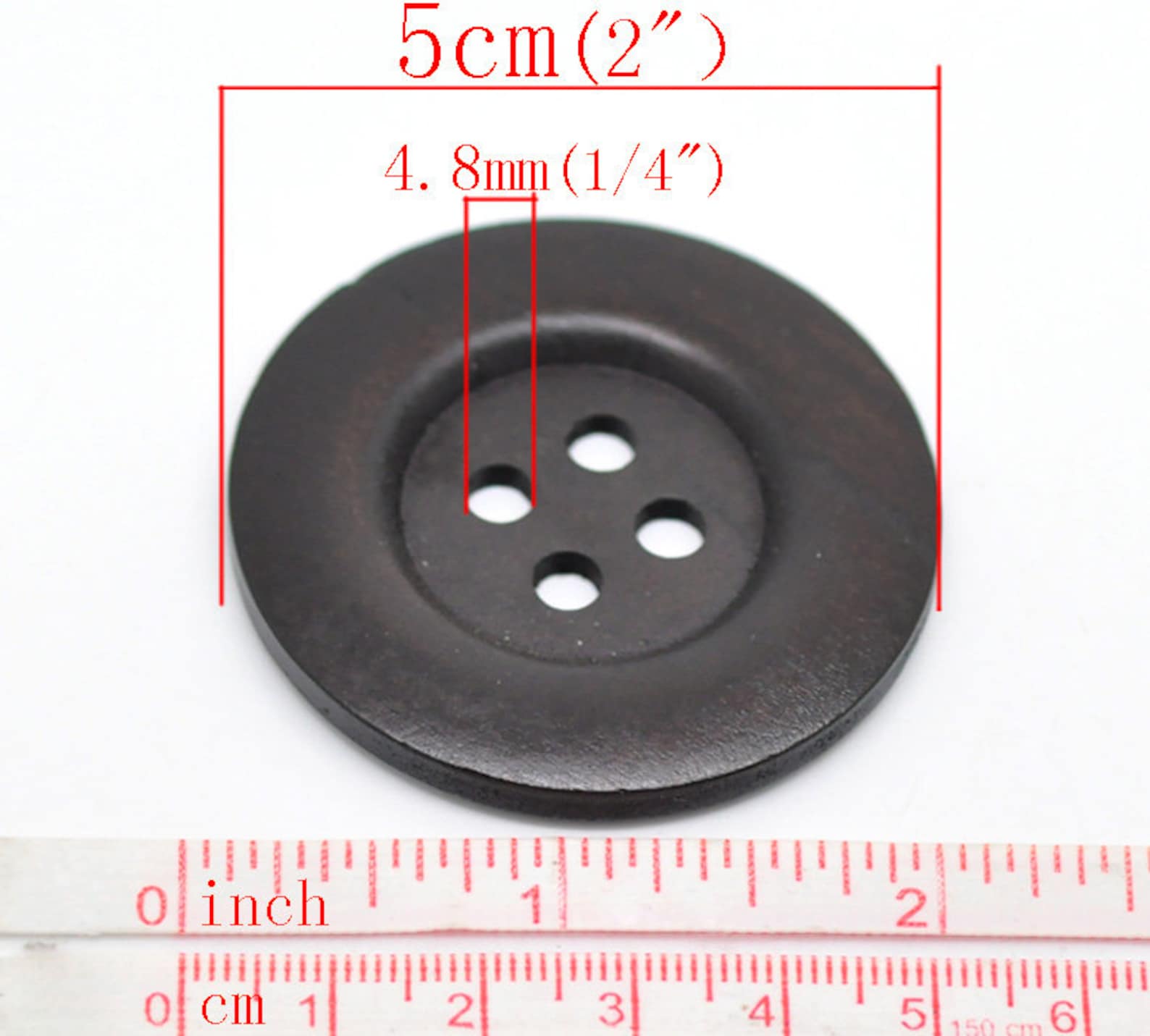 Jacket Buttons Extra Large Brown Wood Buttons Decorative - Etsy