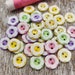 Doll Clothes Buttons Baby Sweater Buttons Flower Buttons - Etsy