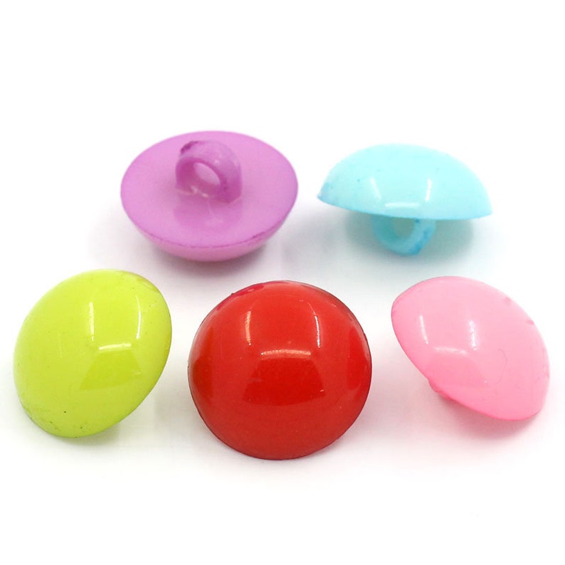 Half Moon Shank Buttons Cute Children Buttons Buttons for - Etsy