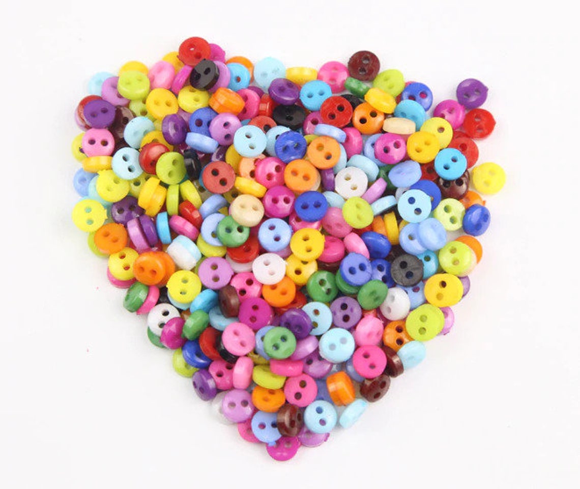 Mini Buttons Small Doll Buttons Tiny Buttons for Knitting - Etsy