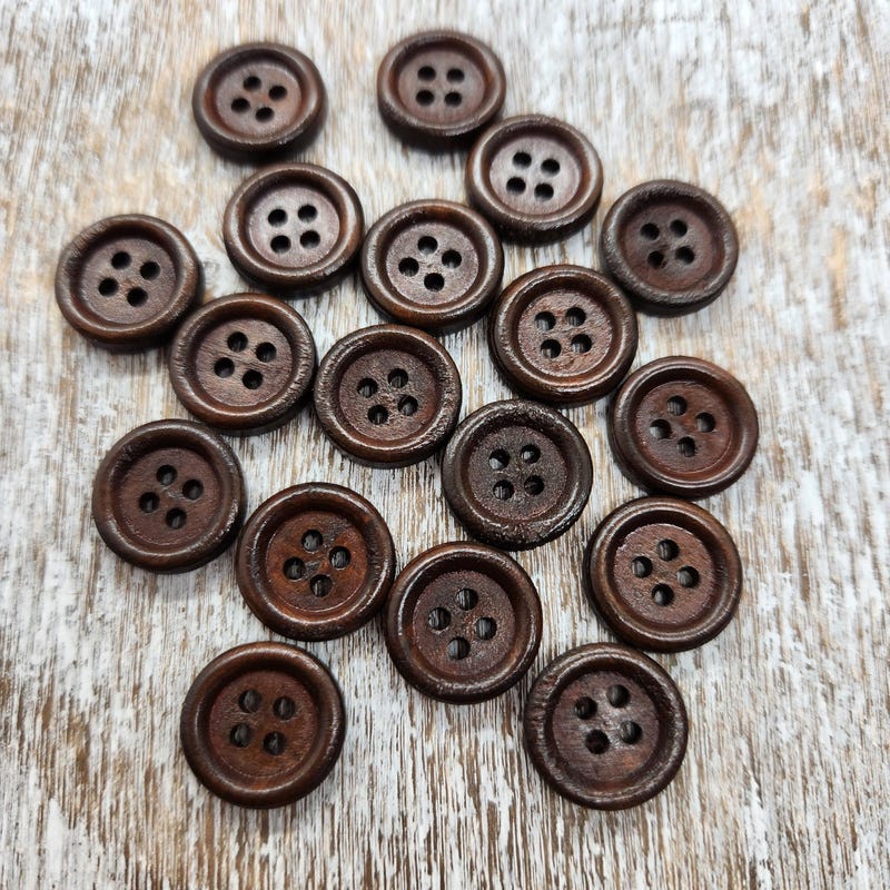 Brown Buttons - Etsy