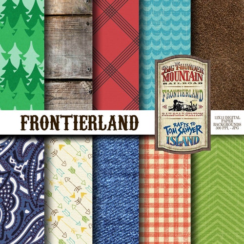 Donald Duck Inspired 12x12 Digital Paper Backgrounds for - Etsy
