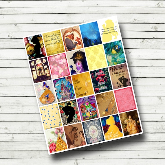 Belle Planner Stickers Princess Planner Stickers Princess | Etsy