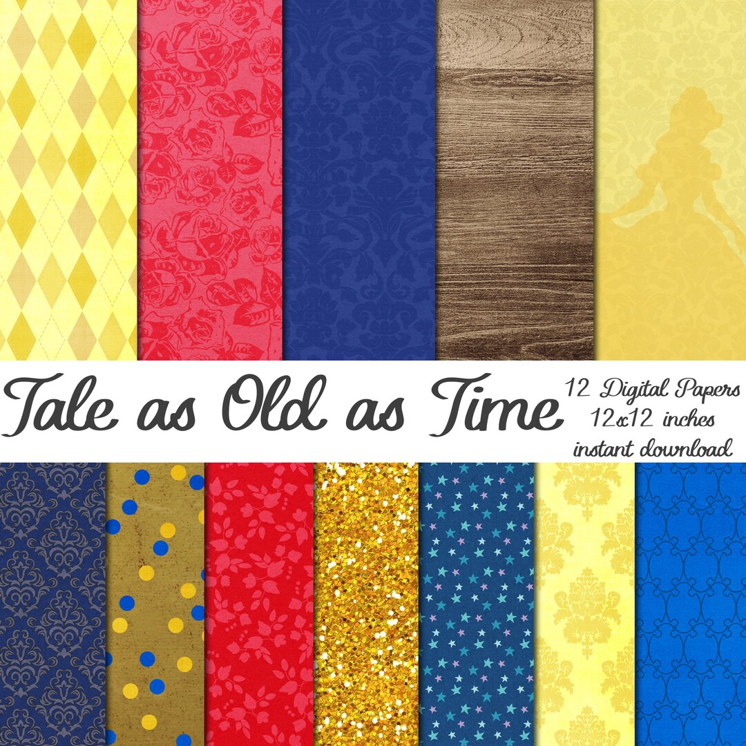 Beauty Princess Papers - Princess Digital Backgrounds -princess Planner ...