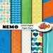 Nemo Inspired 12x12 Digital Paper Pack for Digital Scrapbooking, Party ...