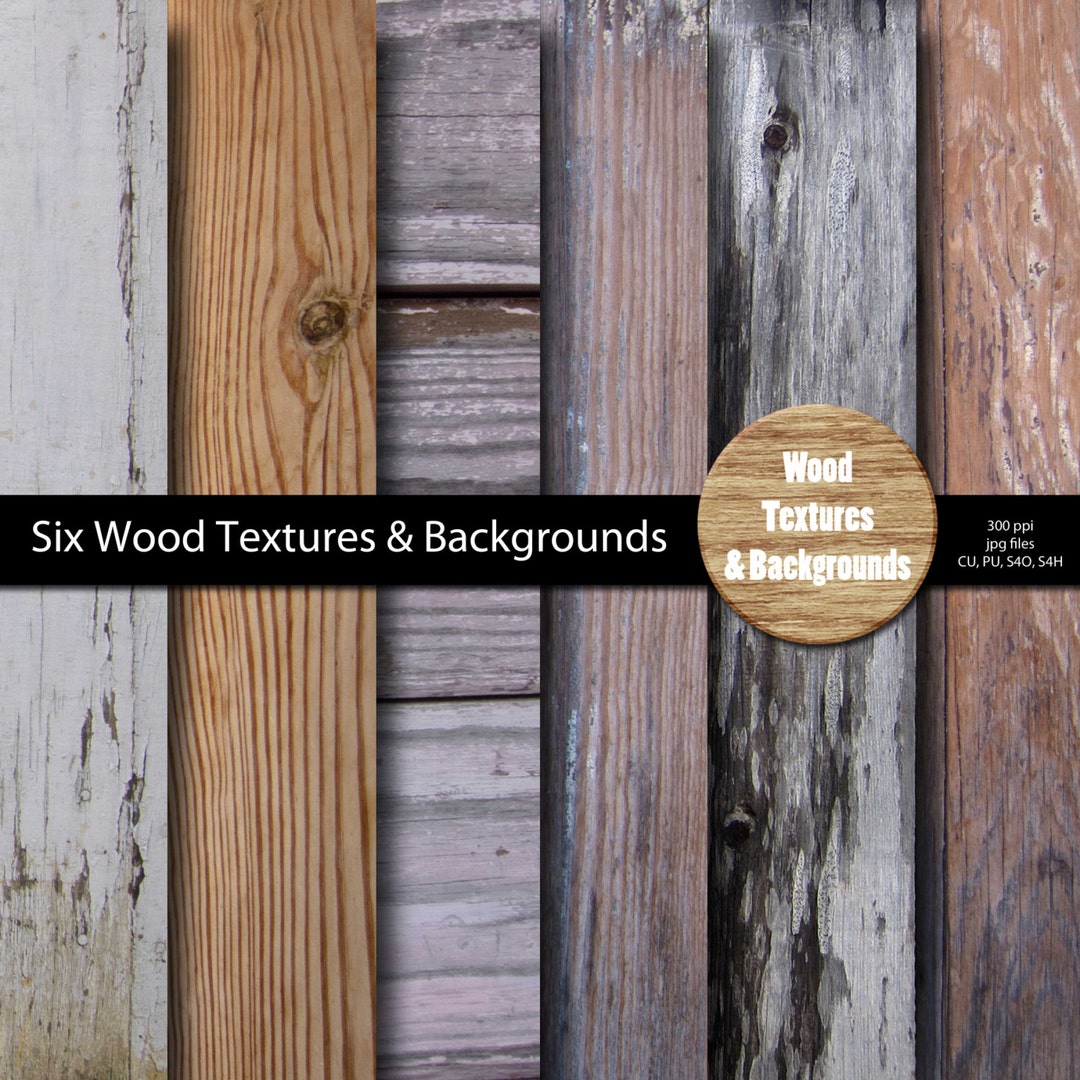 Distressed Wood Backgrounds Digital Paper Backgrounds Pack 12x12 ...