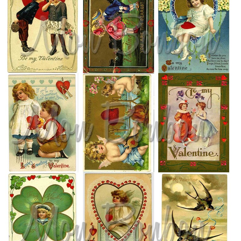 Victorian Valentines - Etsy