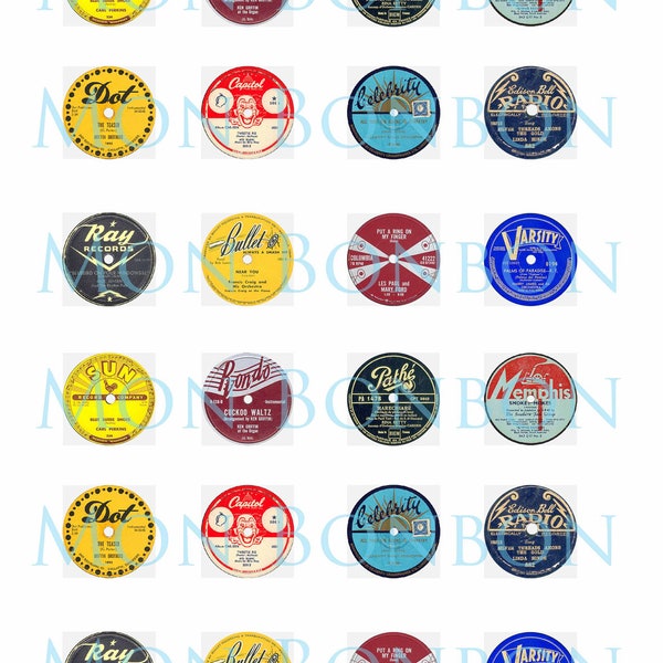 Record Stickers - Etsy