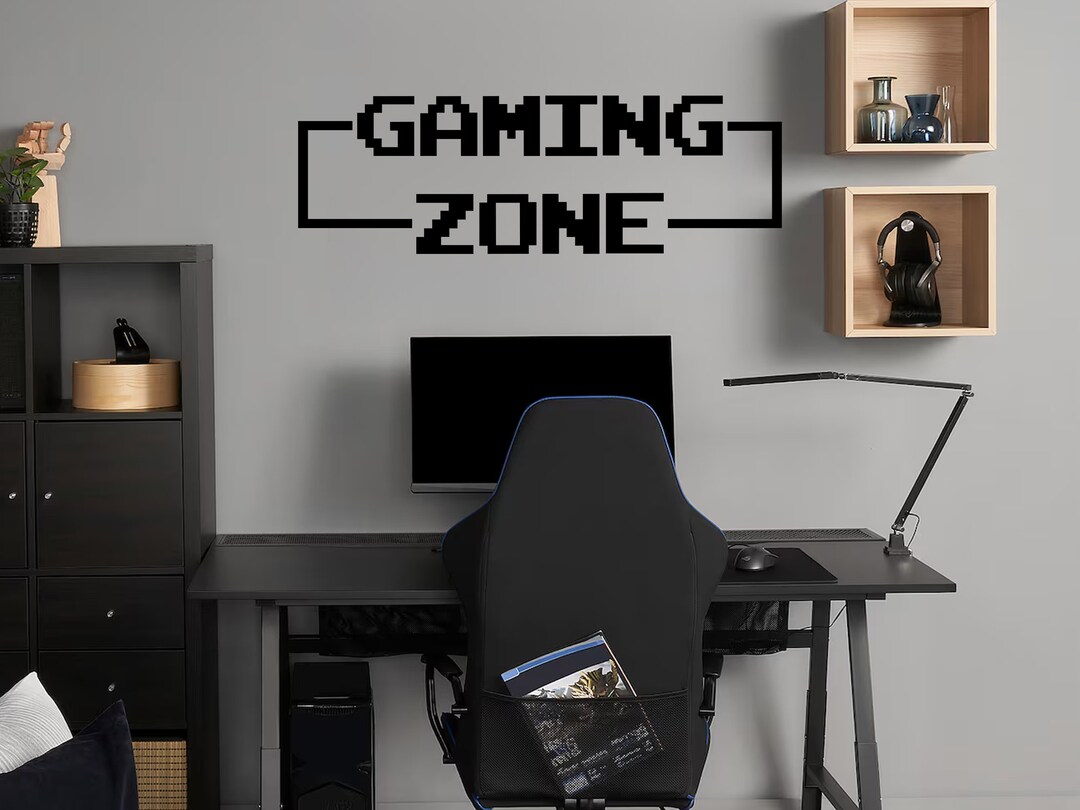 Gaming Zone Wall Decal Sticker. Game Room Decor. - Etsy