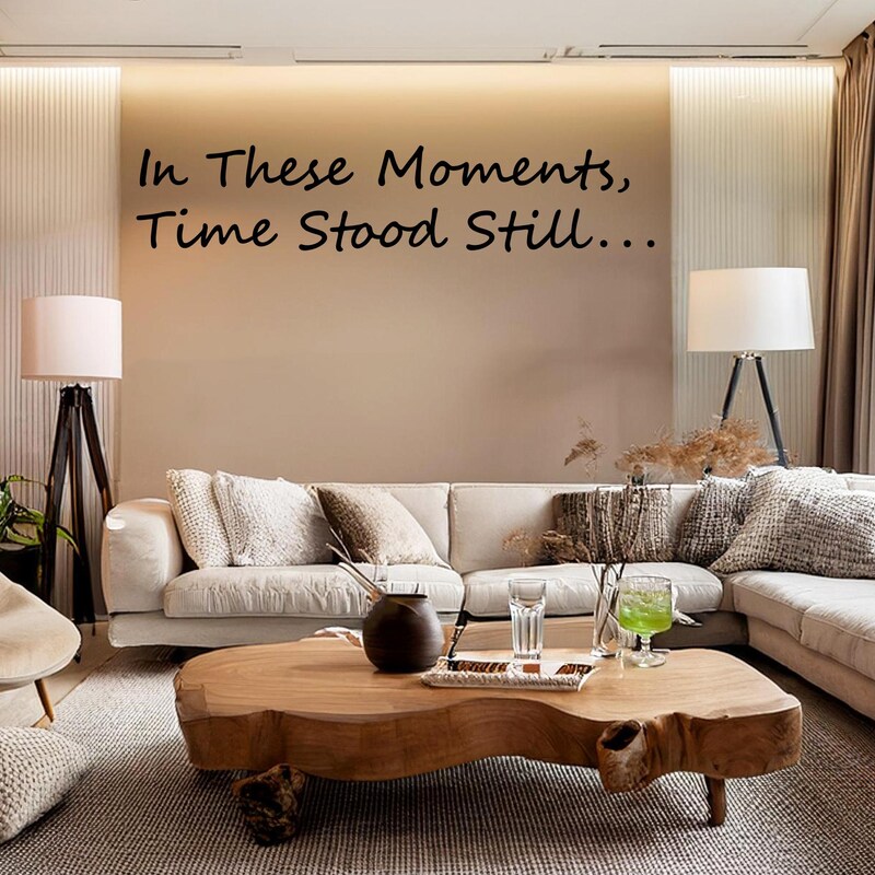 Time Wall Decal - Etsy
