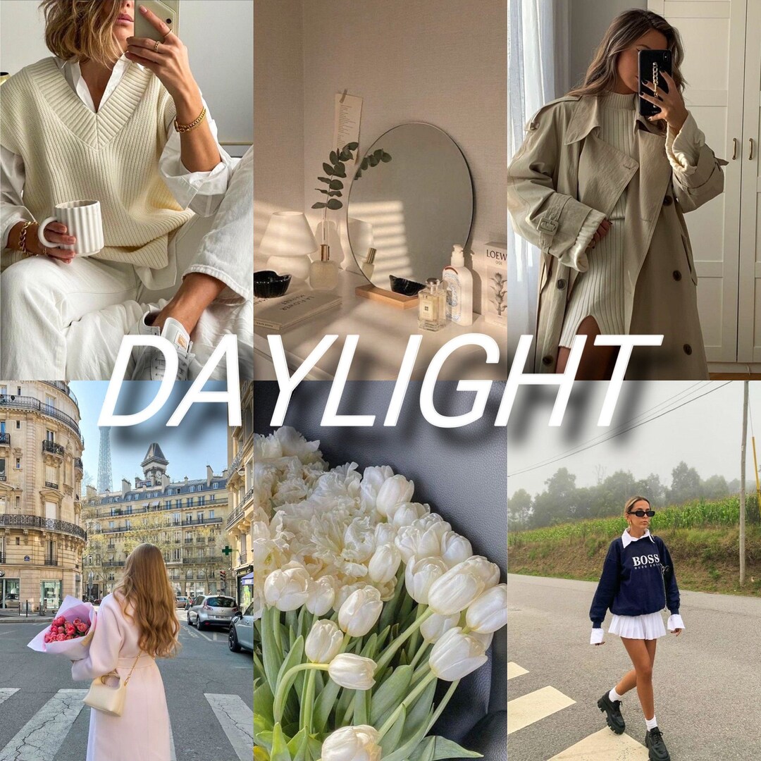 Daylight Lightroom Presets summer Natural Influencer Photo Filters - Etsy