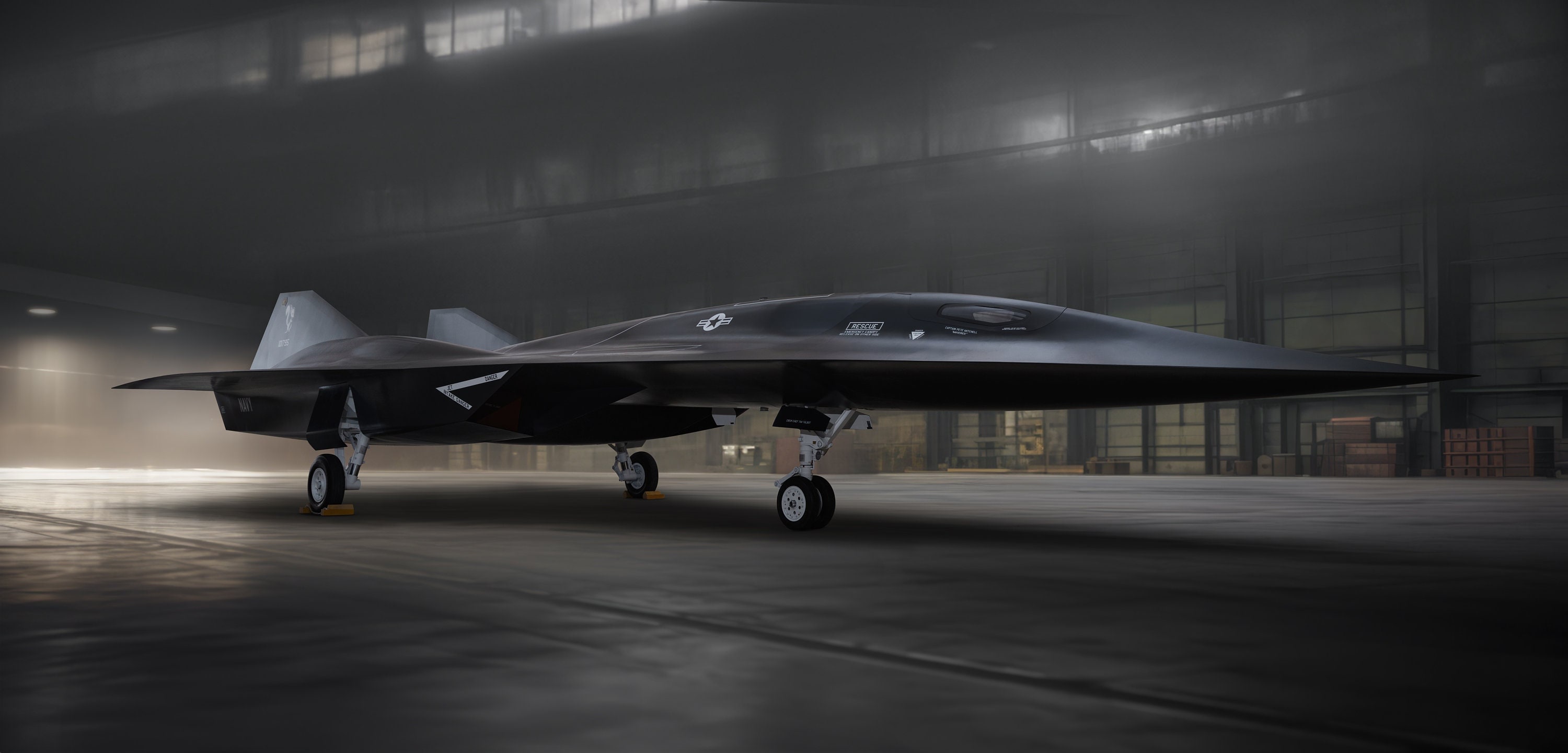 Darkstar Stealth 6th Generation Reconnaissance Aircraft Stealth 5337