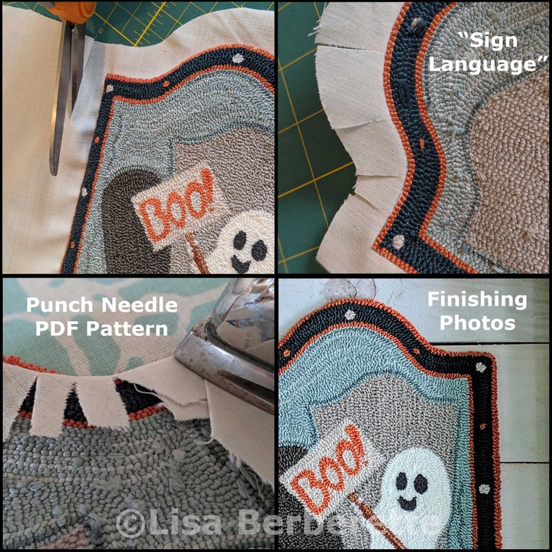 Sign Language Punch Needle PDF Pattern Digital Download | Etsy