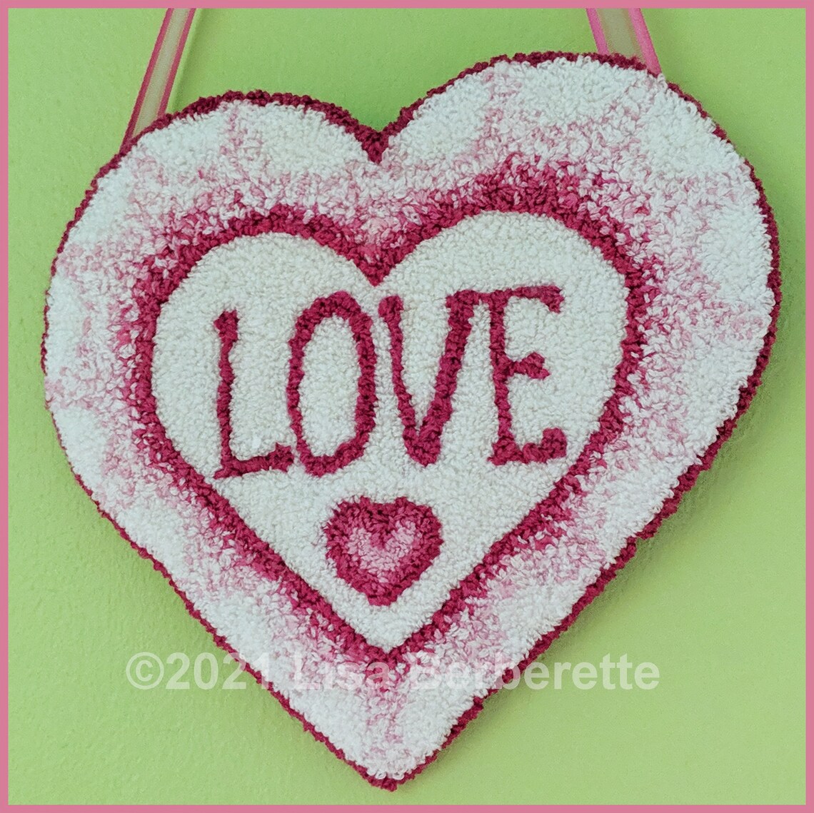 Love Pocket - Punch Needle PDF Pattern - Digital Download – Valentine ...