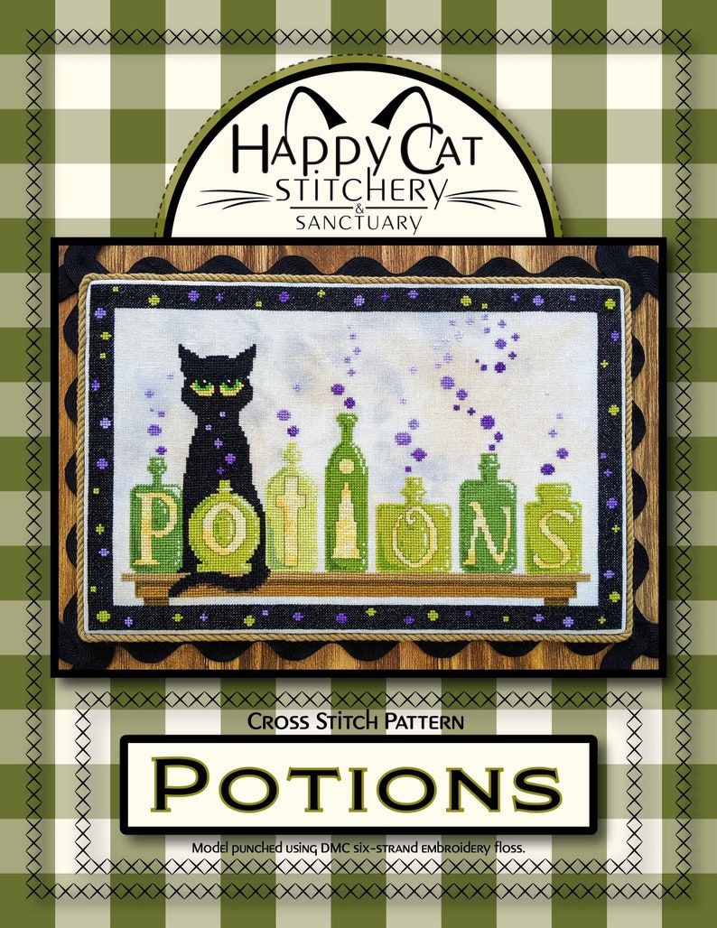 Potions Paper Cross Stitch Pattern Spells Potions - Etsy