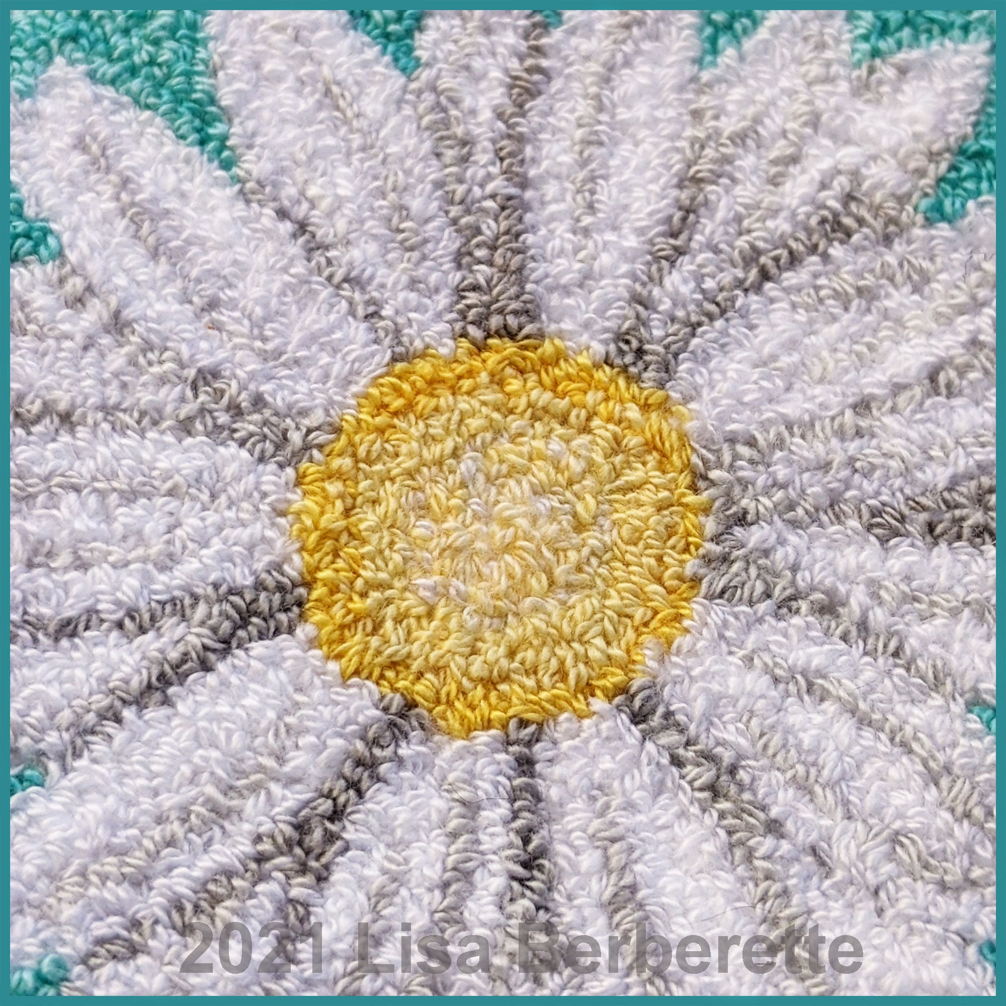 Daisy Punch Needle PDF Pattern Digital Download Spring | Etsy