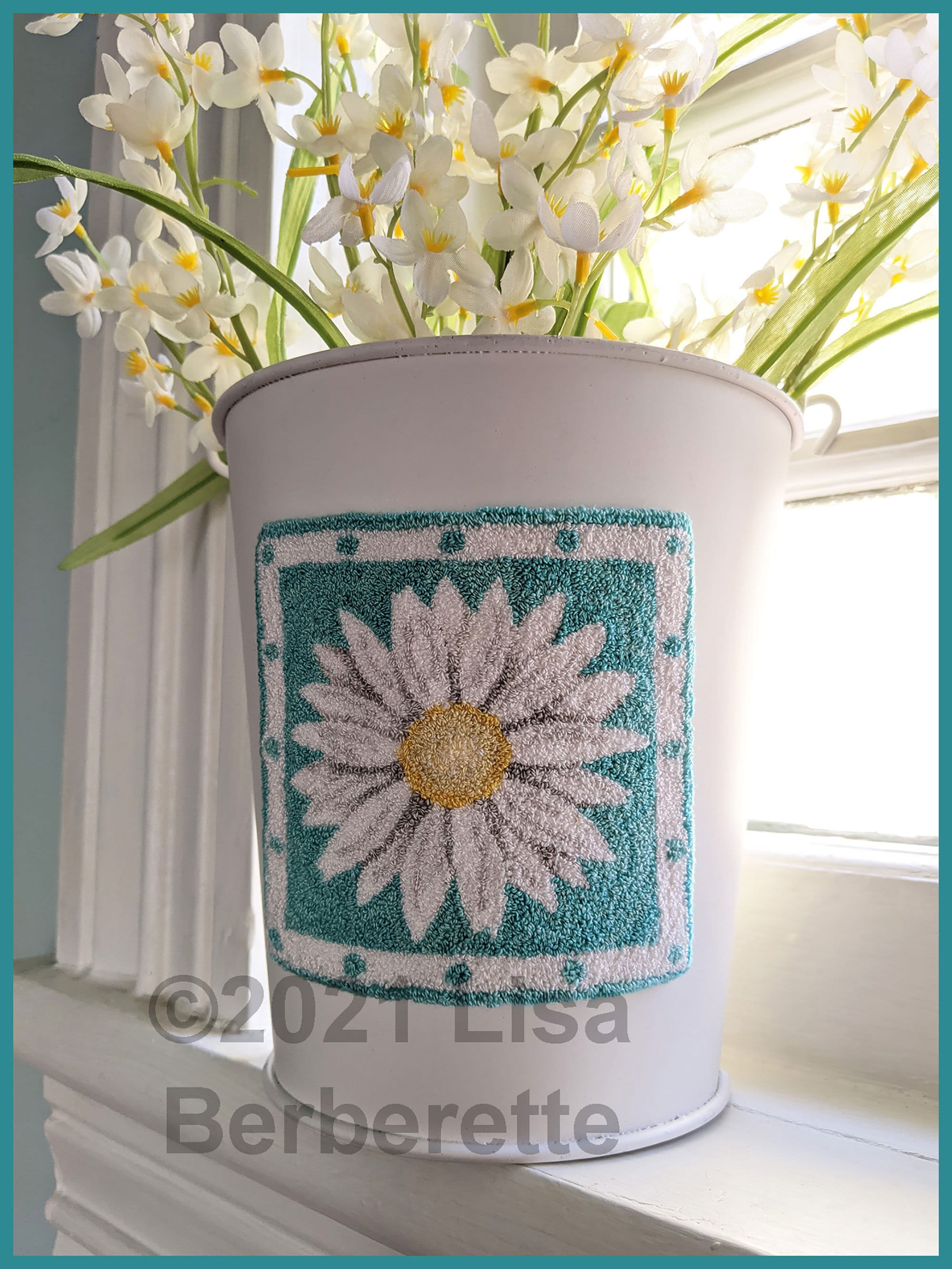 Daisy Punch Needle PDF Pattern Digital Download Spring | Etsy