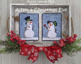 Christmas Eve Punch Needle Pattern 642 - Etsy