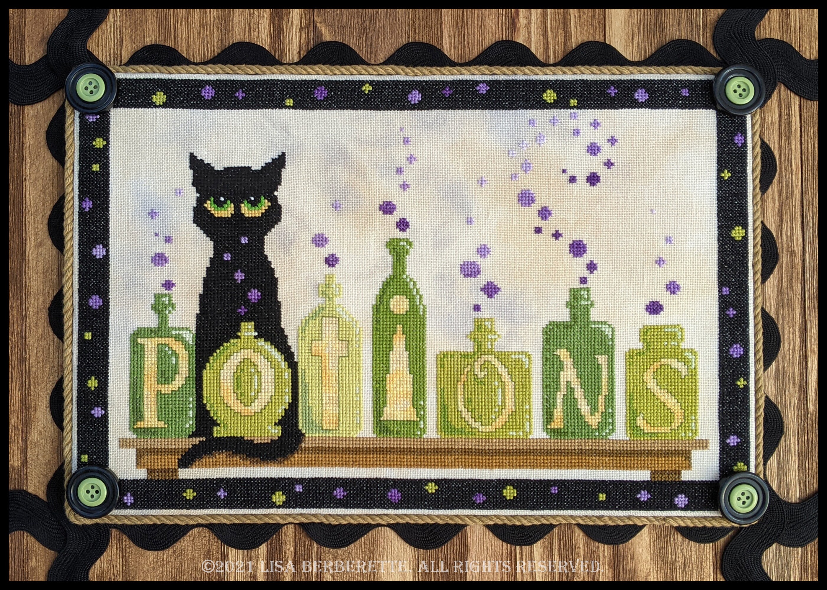 Potions Cross Stitch PDF Pattern & Instructions Digital | Etsy