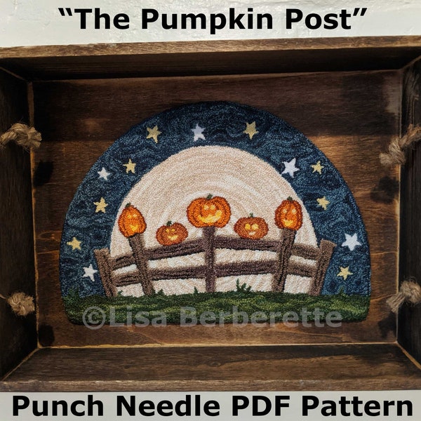 Needle Punch Halloween Pattern - Etsy