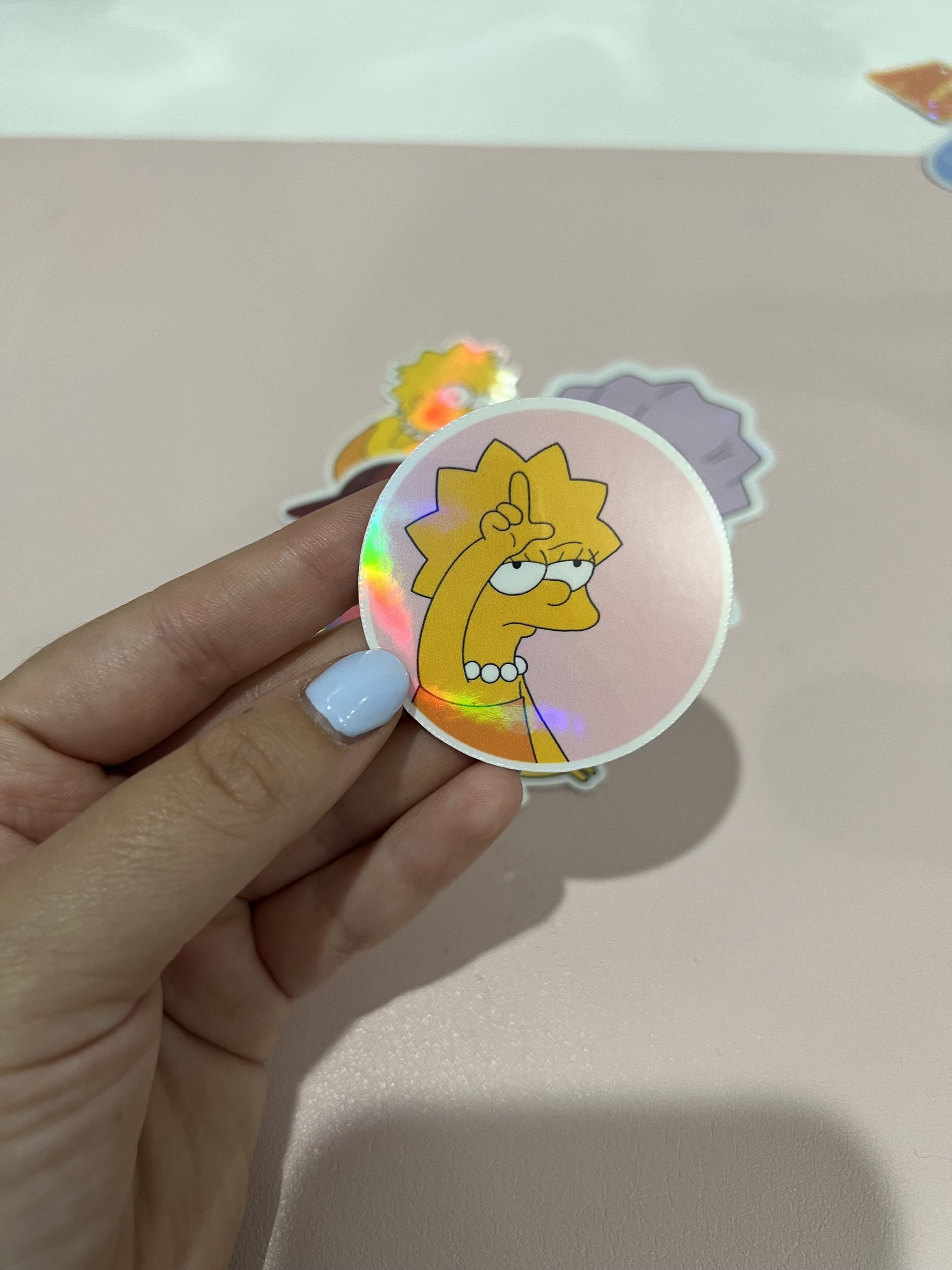 Waterproof Lisa Simpson Sticker Pack - Etsy