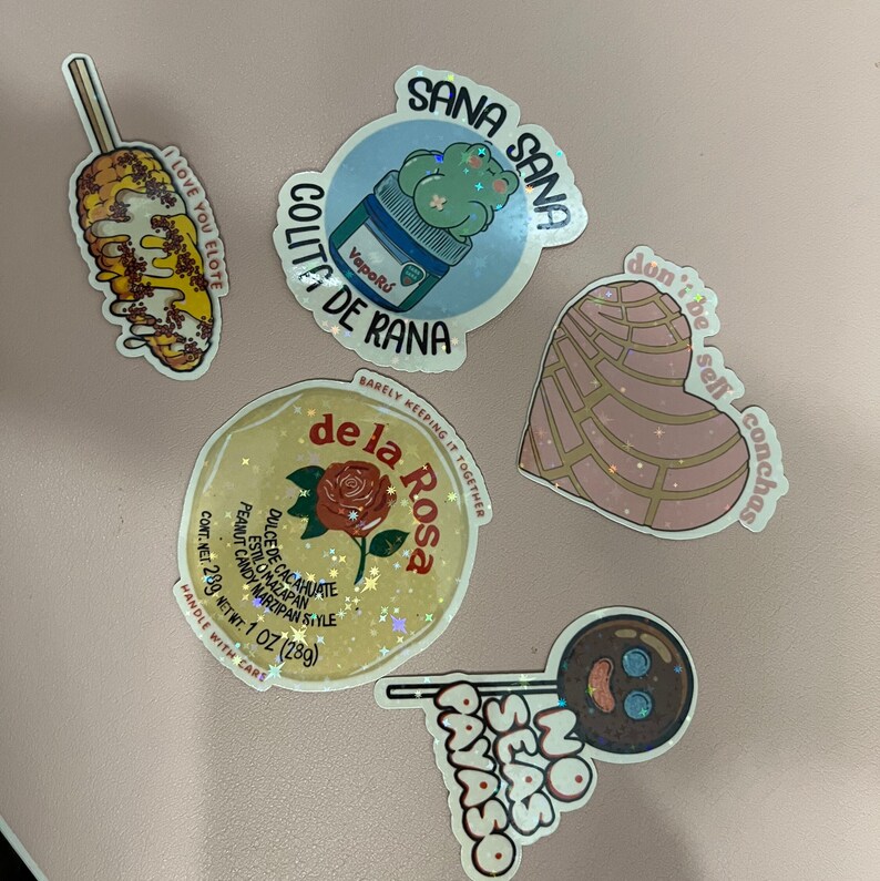 Waterproof Mexican Sticker Pack - Etsy