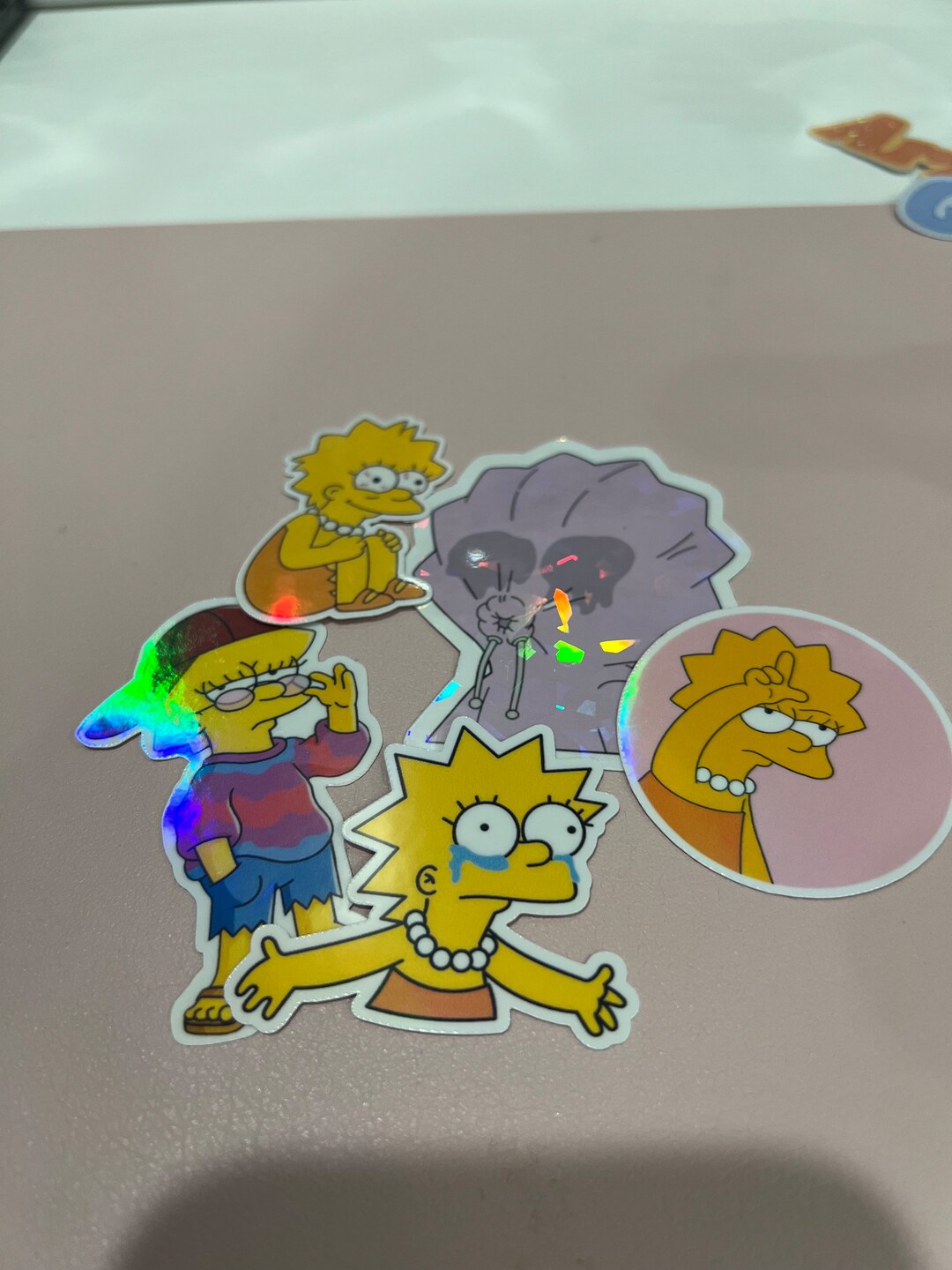 Waterproof Lisa Simpson Sticker Pack - Etsy