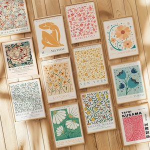 12 Frame Gallery Wall Mockup Set, Twelve Multiple Template for Bundle ...